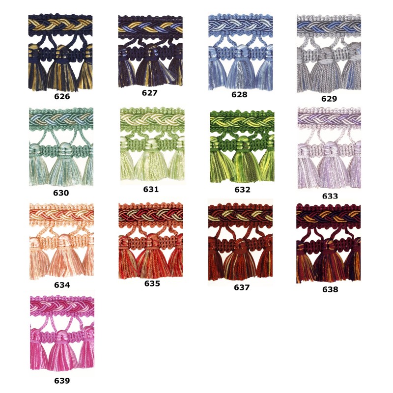 Fleco pasamaneria rayón con borlas (Ref. 04-2076)